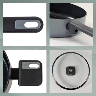 Pannenset Kela Mira Dark Grey (5-Delig) | Pannenwinkel