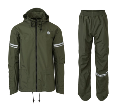 Rain Suit AGU Unisex Original Rain Suit Essential Army Green ...