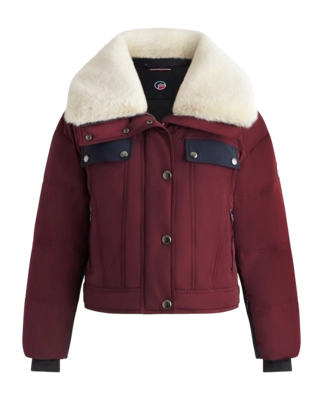 Veste de Ski Fusalp Femme Lakki Acajou/Marin/Neige | Equipementaventure