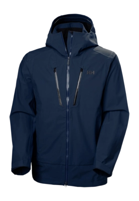 Ski Jas Helly Hansen Men Alpha Long Shell Navy | Outdoorsupply