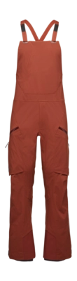 Ski Trousers Black Diamond Men Factor Bibs Iron Red | Outdoorsupply.co.uk