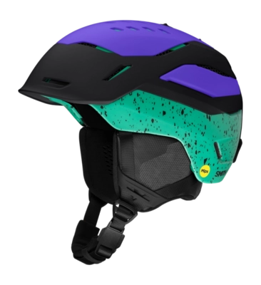 Skihelm Smith Unisex Vantage 2 Mips Matte Black Ultraviolet Emerald ...