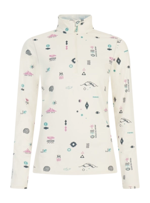 Skipully Protest Women Prtvessy 1/4 Zip Active Top Vintage Pink | Outdoorsupply