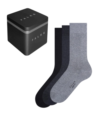 Socken Falke Happy Box Multi Herren Grey / Anthracite / Black (3er-Pack ...