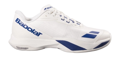 Tennisschoen Babolat Men Jet Mach 4 All Court Cream/Dark Blue ...