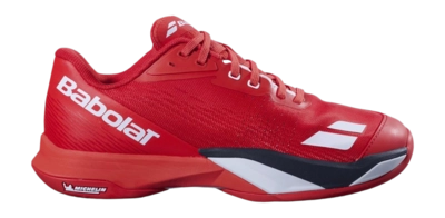 Tennisschoen Babolat Men Jet Mach 4 Clay Cherry Tomato/White ...