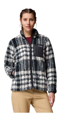 Gilet Columbia Femme West Bend Print Full Zip II Black Herringplaid ...
