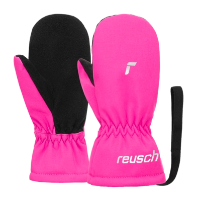 Mittens Reusch Kids Aki Mitten Pink Glo | Outdoorsupply.co.uk