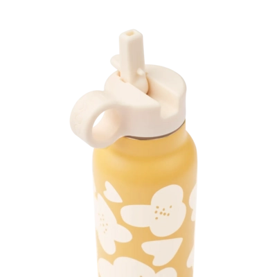 Wasserflasche Liewood Falk Water Bottle Flower / Lemon Yellow 350 ml ...