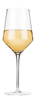 White Wine Glass Viski Angled Crystal 384 ml (Set of 2) | Cookwarestore