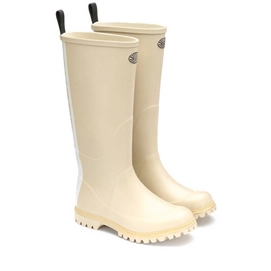 Superga Women 799 Rubber Boots Letter Light Beige | De Schoenenfabriek