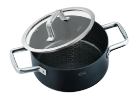 Cooking Pot Rösle ProNero Ebonic with Lid 20 cm | Cookwarestore