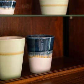 Mug Salt & Pepper Flow Green 180 ml (Set of 4) | Cookwarestore