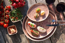 Flat Plate Cosy & Trendy Laguna Old Rose 19.5 x 16 cm (Set of 6 ...
