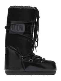Bottes de Neige Moon Boot Enfant Icon Glance Black | Bottespluie